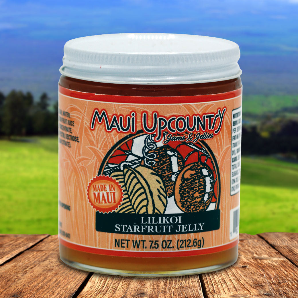 Lilikoi Starfruit Jelly - Maui Upcountry Jams & Jellies
